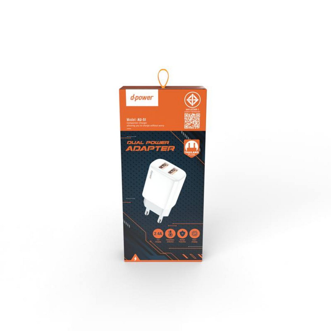 D-Power หัวชาร์จ รุ่น AU-51 | AllOnline