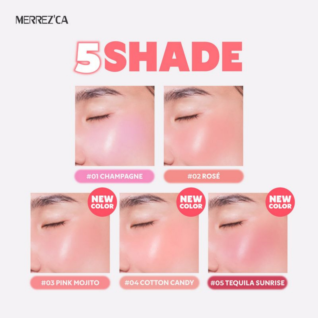 Merrezca ลิขวิดบลัช Soft Tint Liquid Blush 4 กรัม | AllOnline