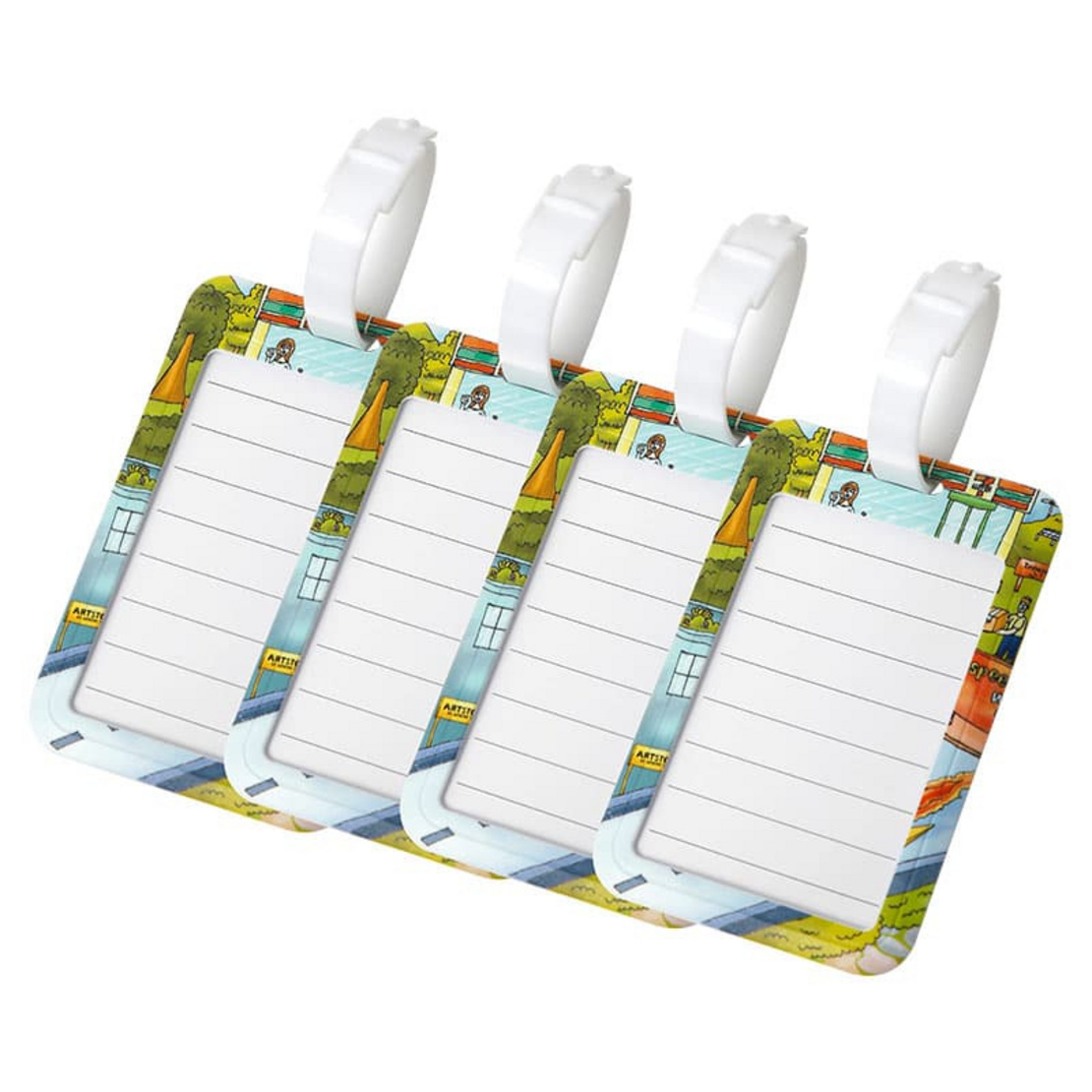 CP ALL ป้าย Tag 6values Artstory (แพ็ก 4 ชิ้น) | AllOnline