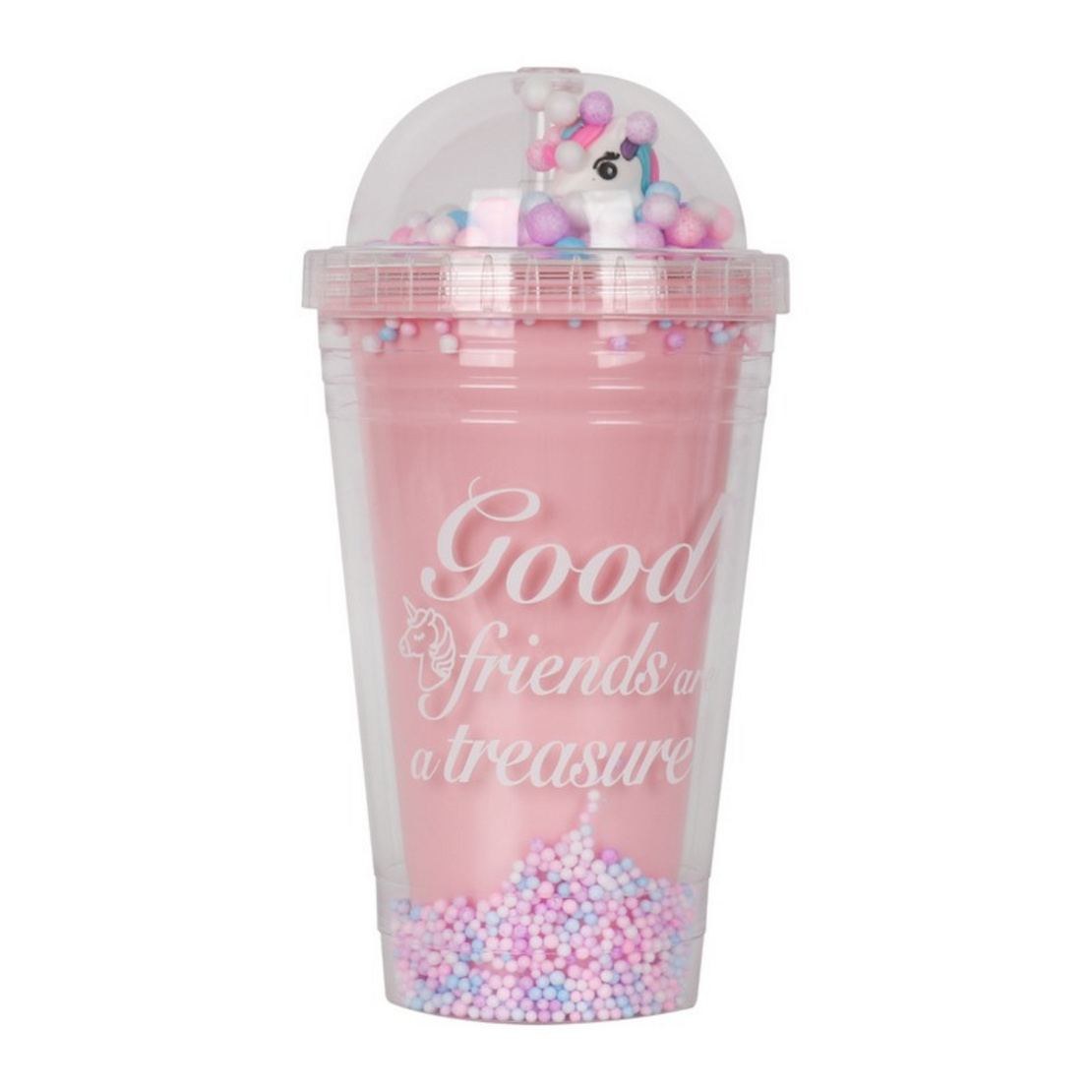 Kireo แก้วน้ำ 2 ชั้น ลายยูนิคอร์น 480 ml รุ่น KCZA07 | AllOnline