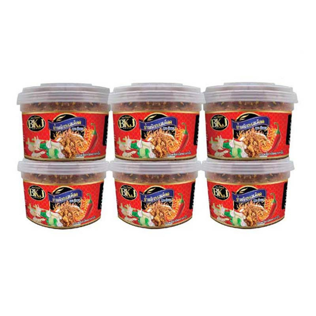 บีเคเจ น้ำพริกทะเลเดือด 40 กรัม (แพ็ก 6 ชิ้น) | AllOnline